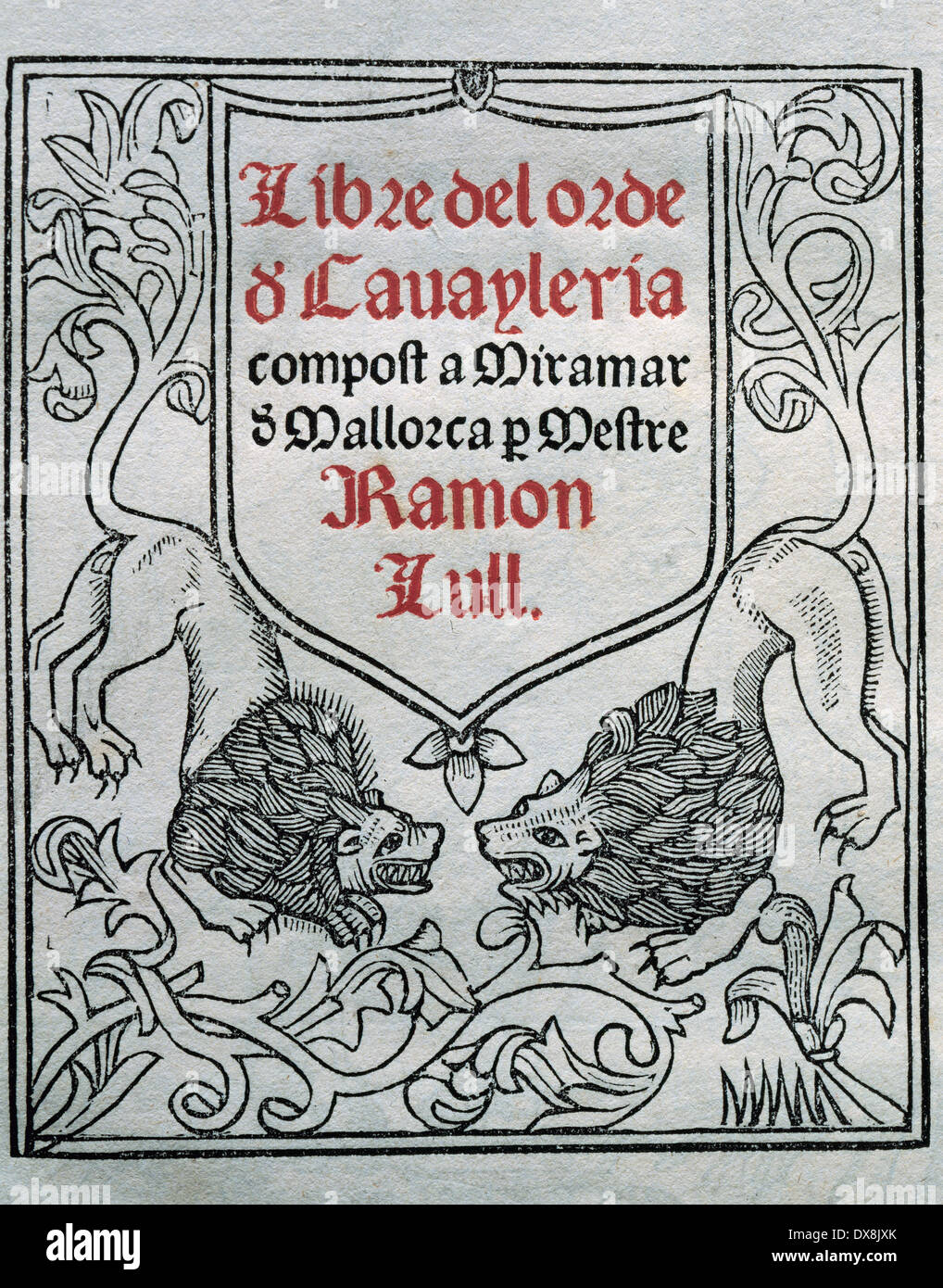 Ramon llull book hi-res stock photography and images - Alamy