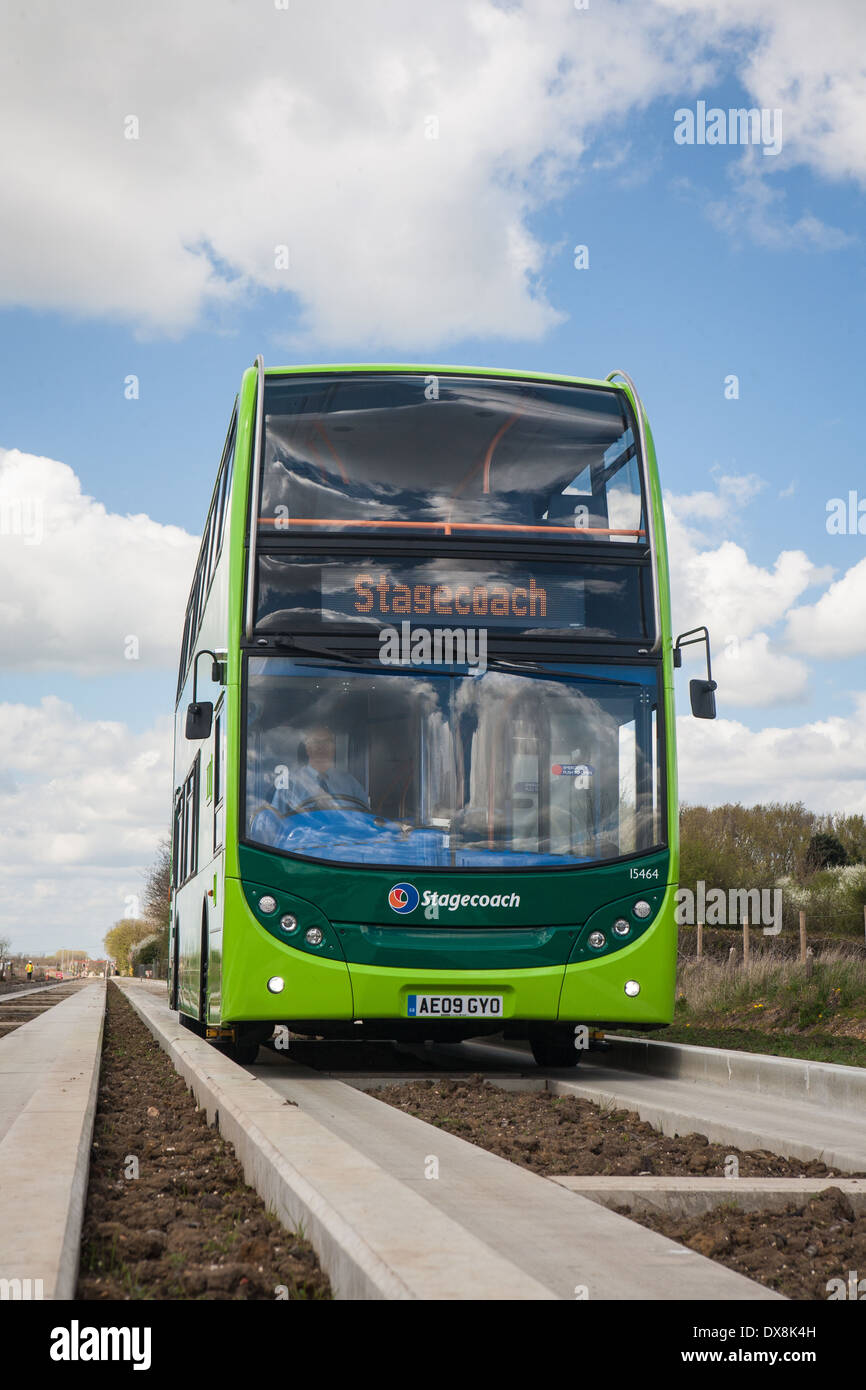 Cambridgeshire guided busway hi-res stock photography and images - Alamy