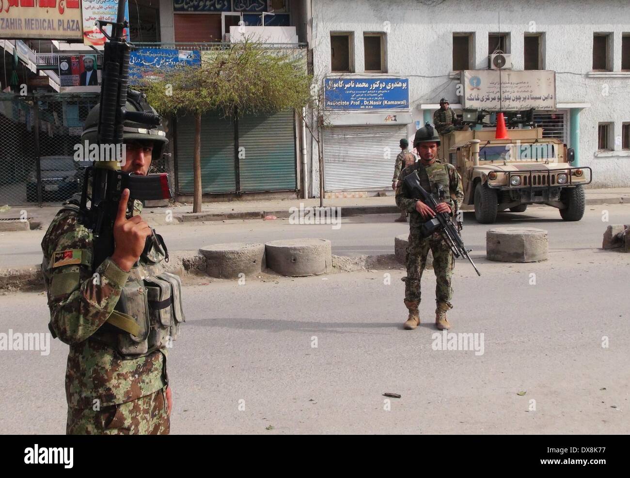 Nangarhar, Nangarhar Province. 20th Mar, 2014. Members of Afghan ...