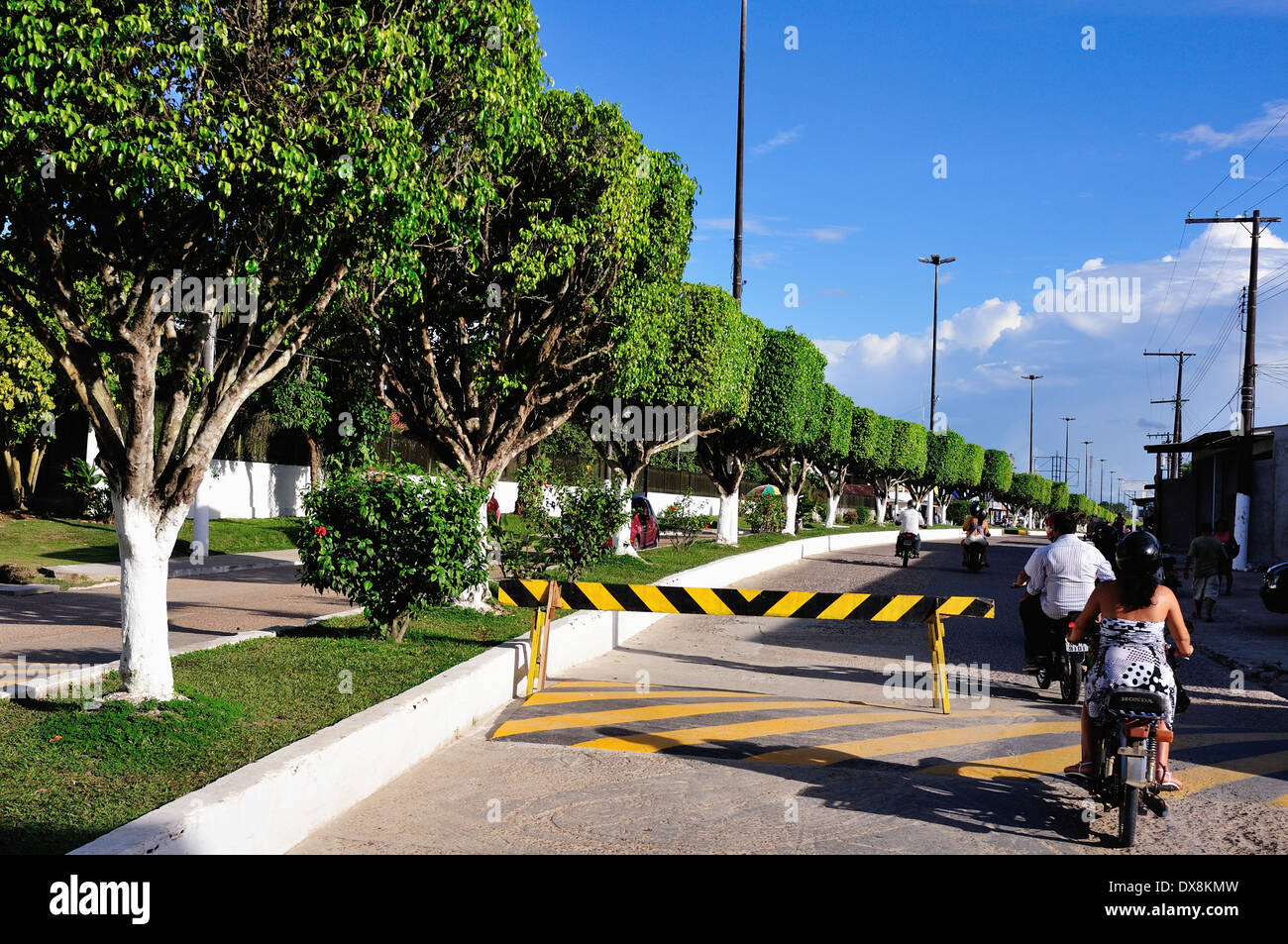 Border crossing in TABATINGA. State of Amazonas .BRAZIL Stock Photo - Alamy