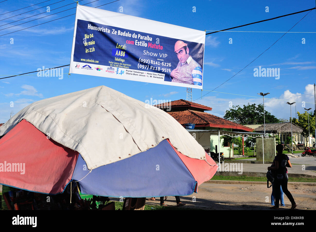 Border crossing in TABATINGA. State of Amazonas .BRAZIL Stock Photo - Alamy