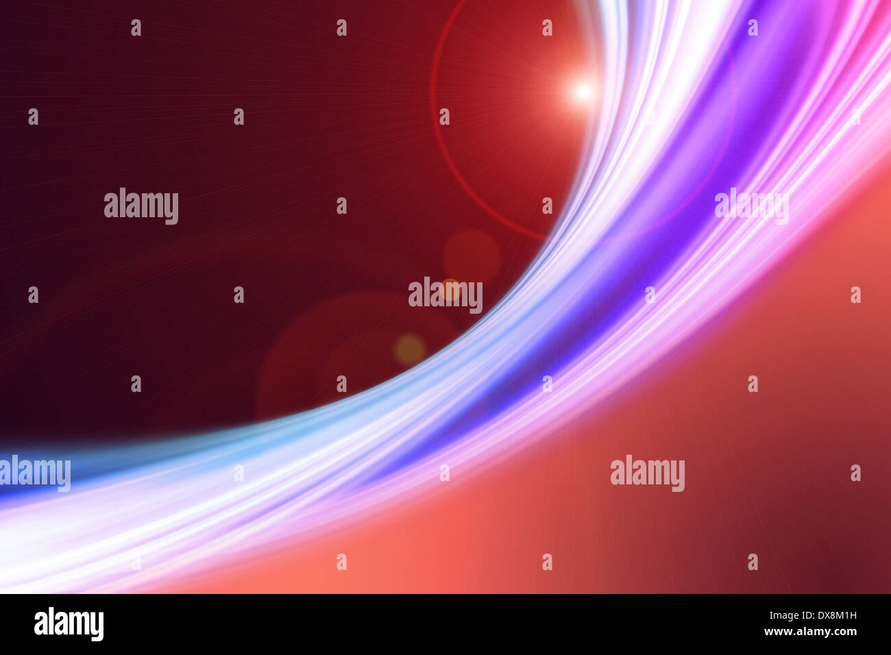 Futuristic technology wave background design with lights Stock Photo ...