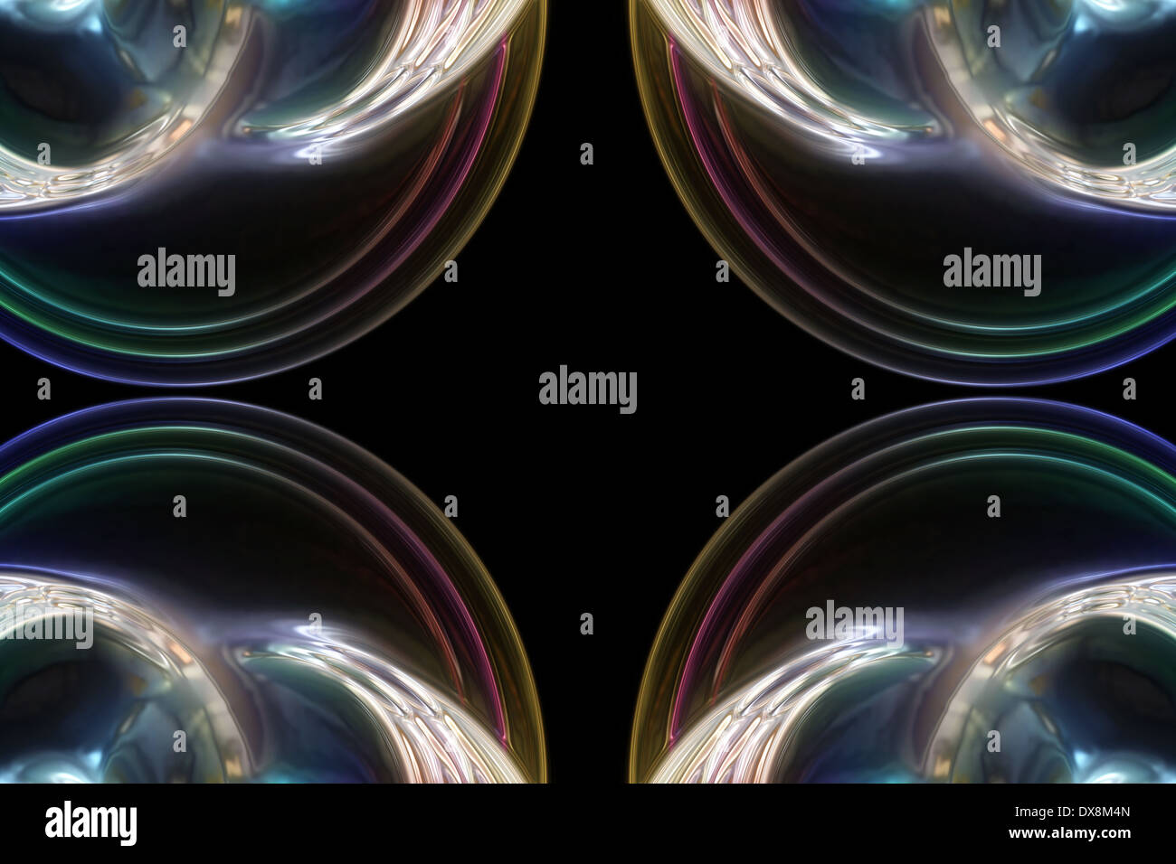 Wonderful abstract illustrated glass object Stock Photo - Alamy