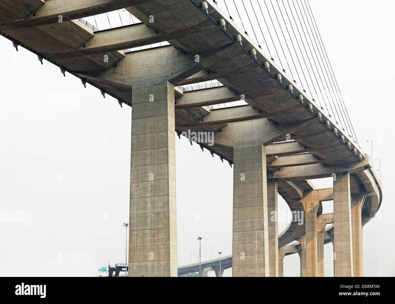 high way bridge under view Stock Photo - Alamy