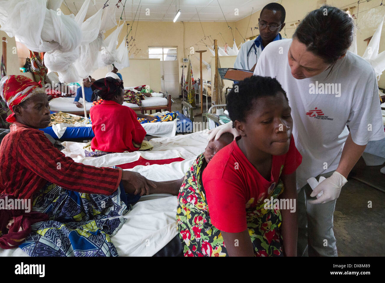 care in the MSF hospital ,Rutshuru,North Kiwu ,DRC,Democratic Republic ...