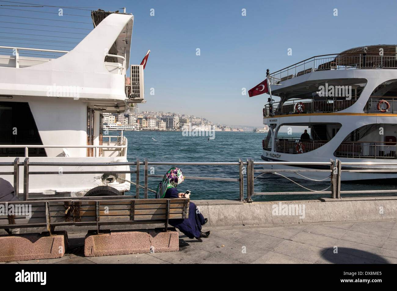 Eminonu district in Istanbul, Turkey on March 2014 Stock Photo - Alamy