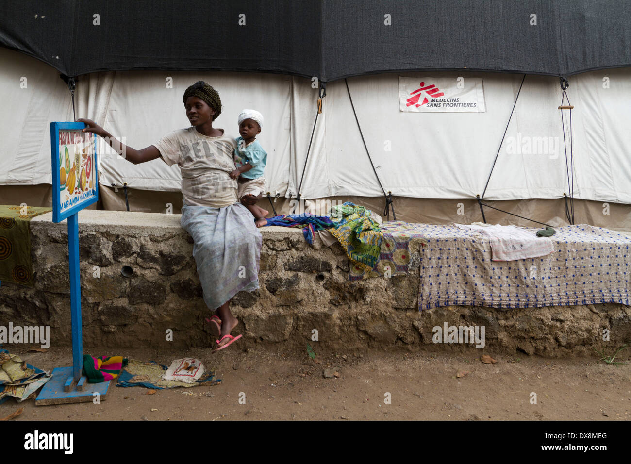 MSF hospital ,Rutshuru,North Kiwu ,DRC,Democratic Republic of Congo ...