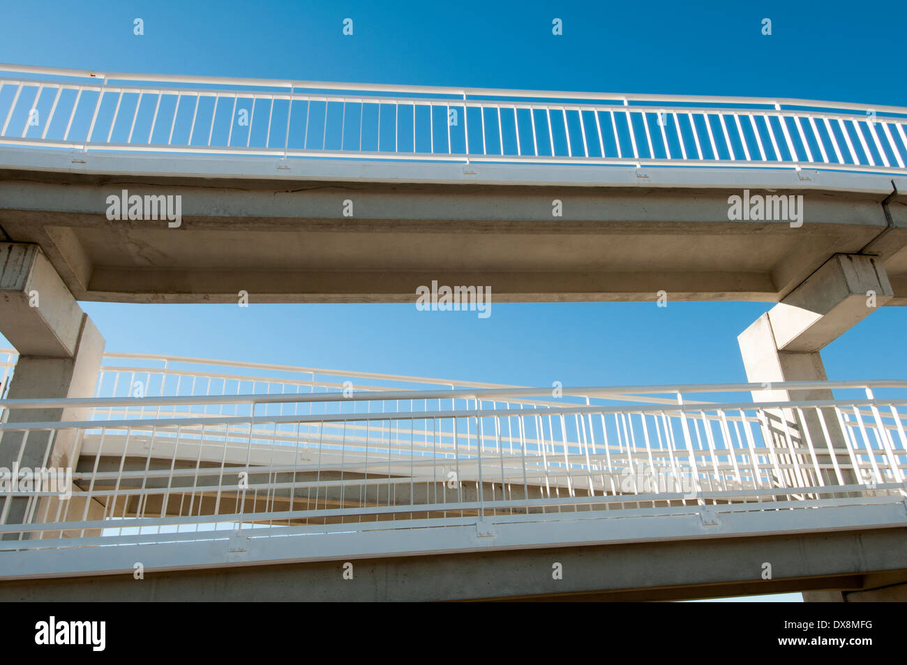 Footbridge motorway hi-res stock photography and images - Alamy