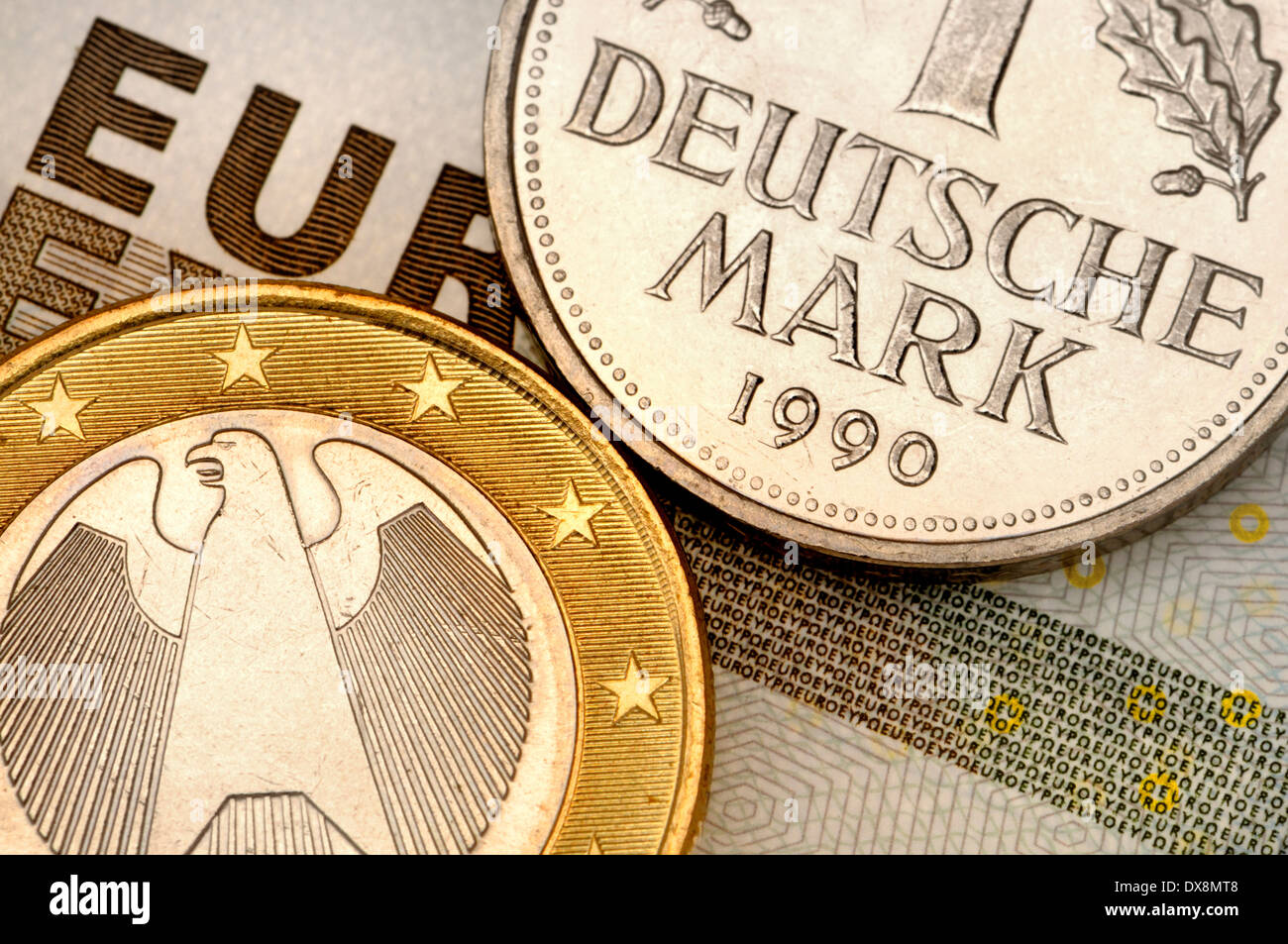 On the euro changeover hi-res stock photography and images - Alamy