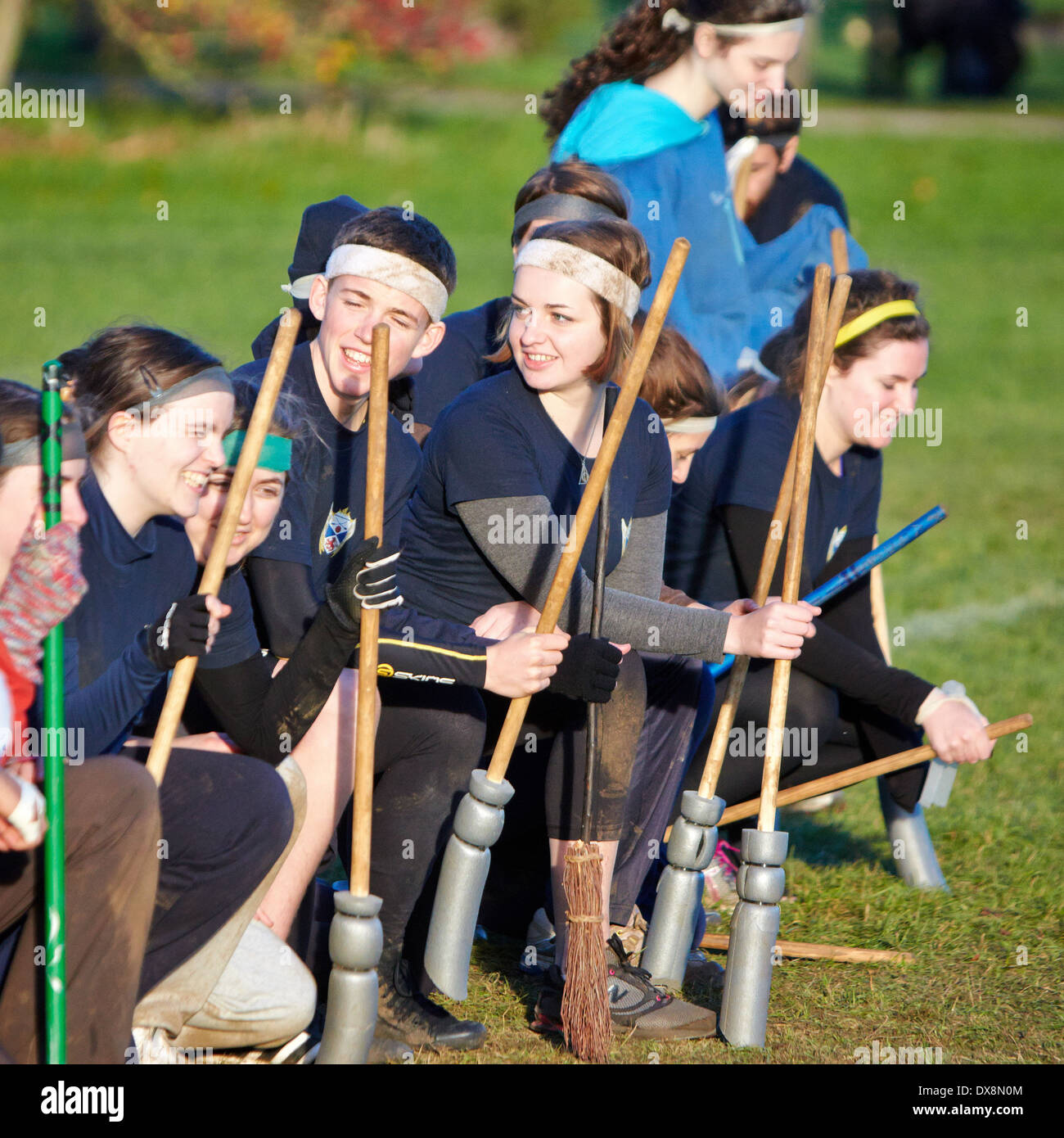 University students take part in the inaugural Quidditch British Cup in ...