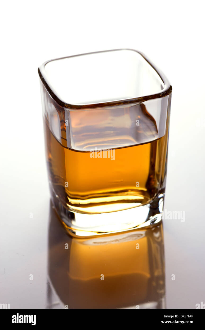 alcoholic beverage on white Stock Photo - Alamy
