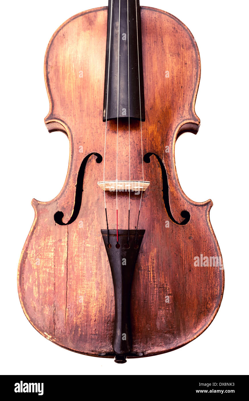 Old worn violin hi-res stock photography and images - Alamy