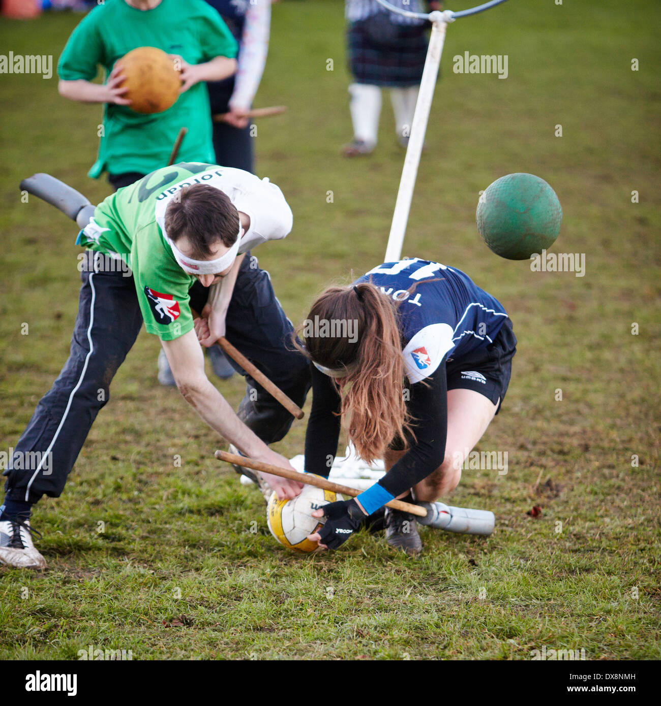University students take part in the inaugural Quidditch British Cup in ...
