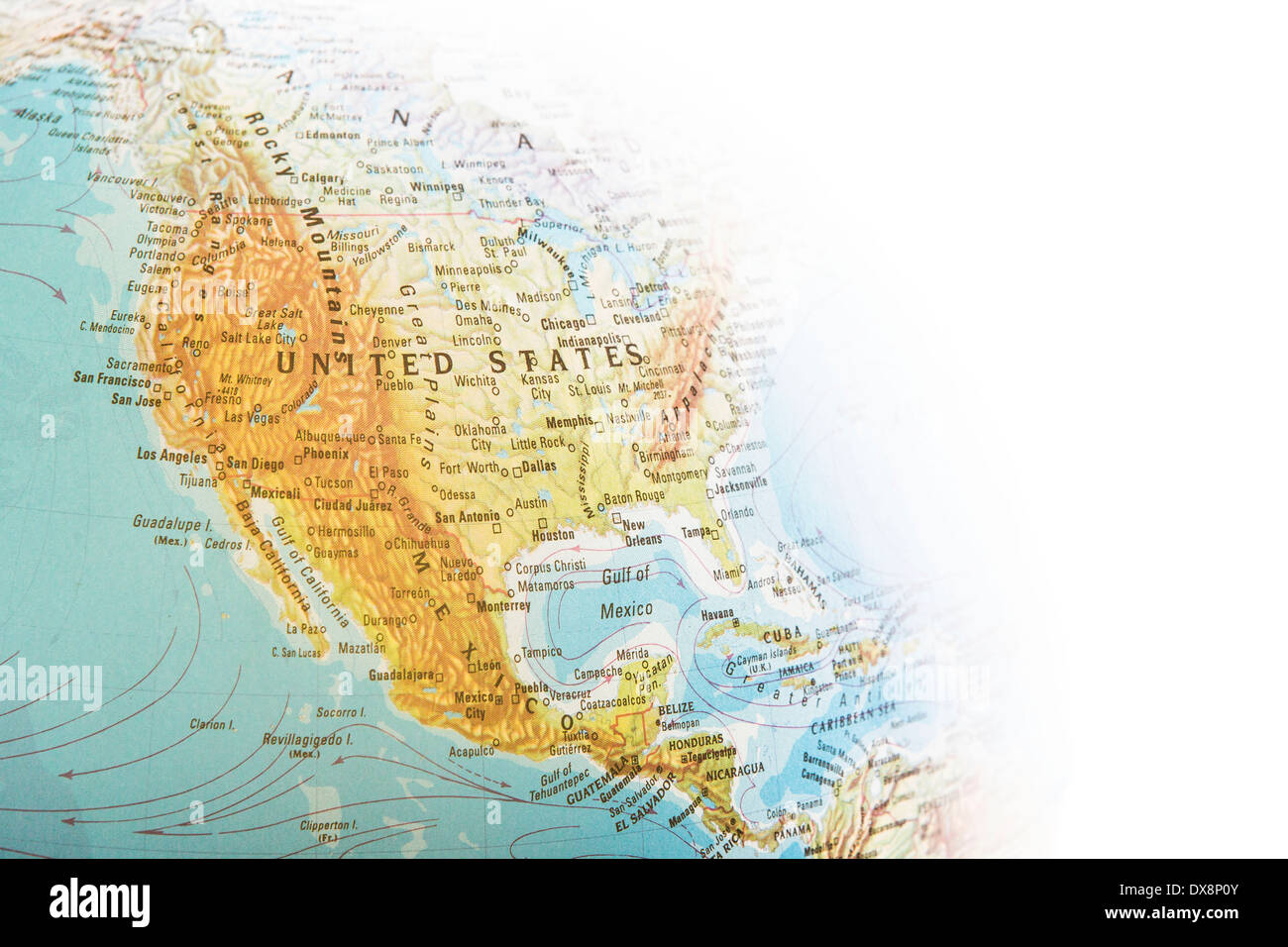 Sun map hi-res stock photography and images - Alamy