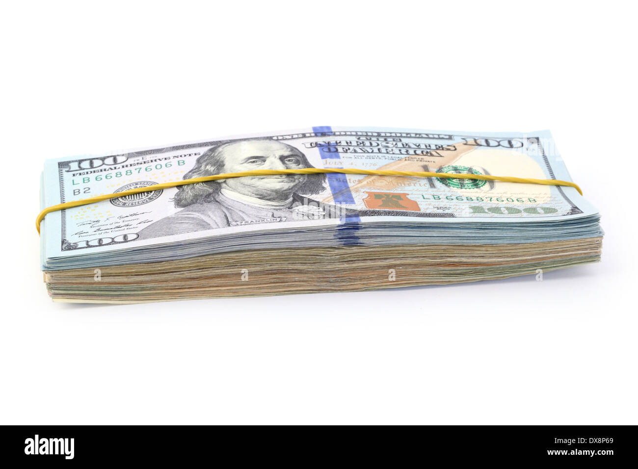 pack of dollar bills Stock Photo - Alamy