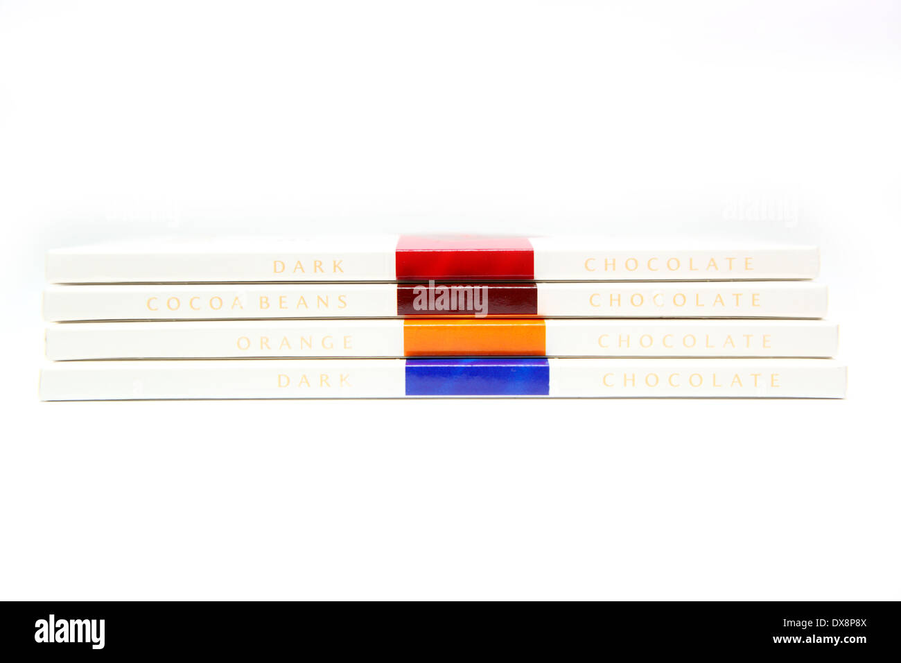 packaging of various kinds of chocolate Stock Photo - Alamy