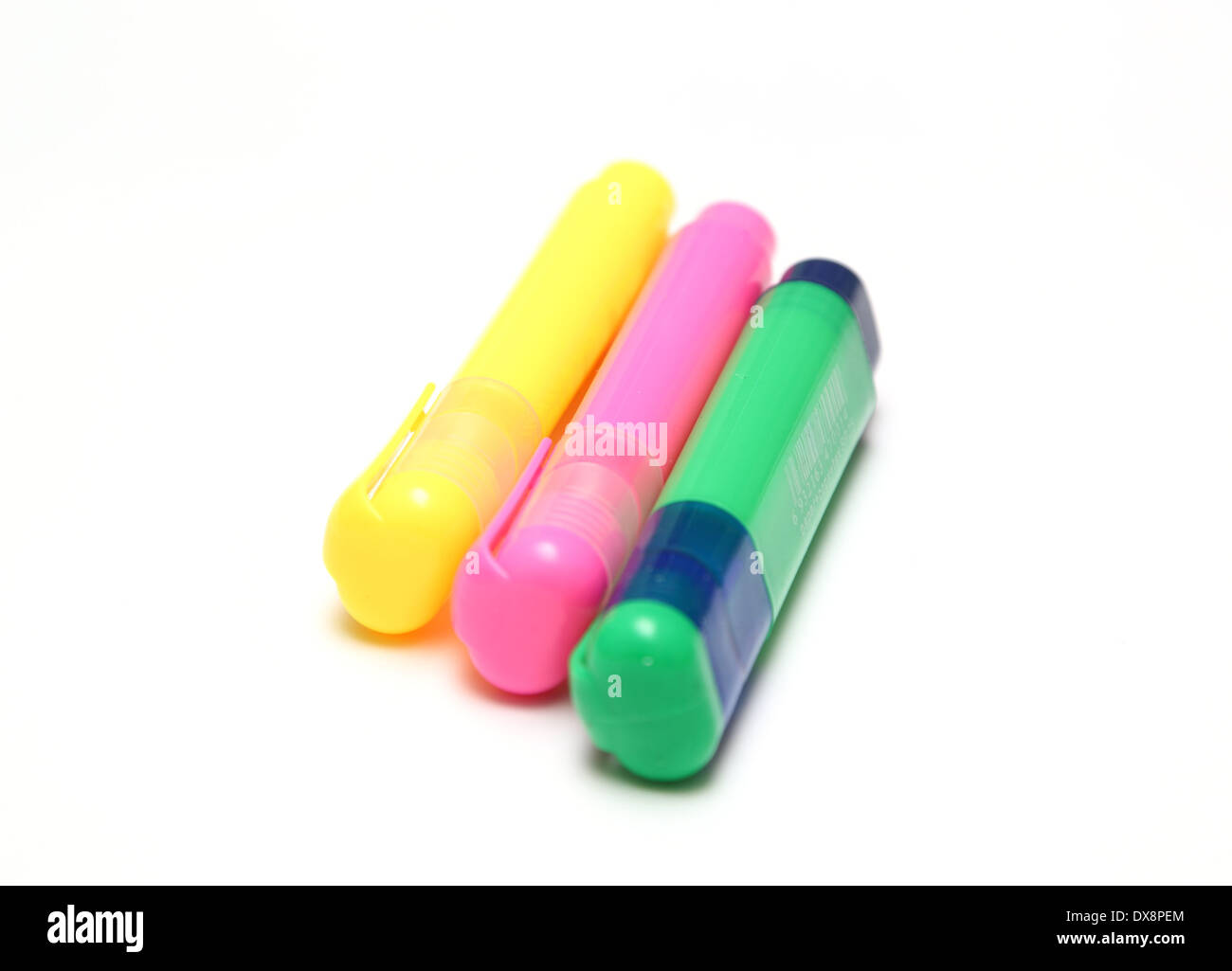 Three colored markers hi-res stock photography and images - Alamy