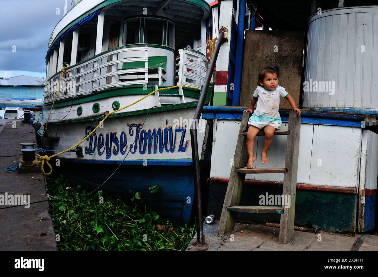 Harbour in TABATINGA. State of Amazonas .BRAZIL Stock Photo - Alamy
