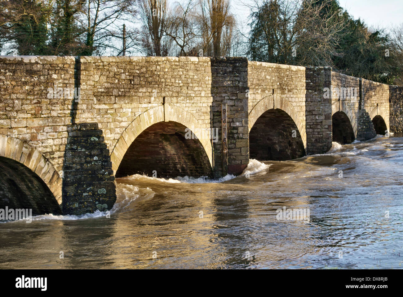River teme in flood hi-res stock photography and images - Alamy
