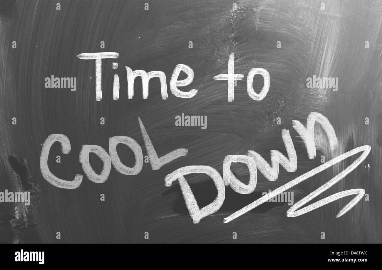 Time To Cool Down Concept Stock Photo - Alamy