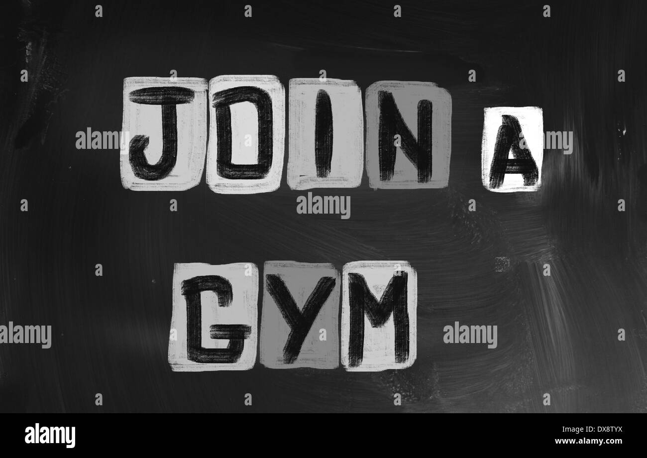 Join A Gym Concept Stock Photo - Alamy Join A Gym Concept Stock Photo - Alamy