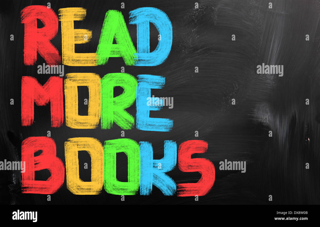 Read More Books Concept Stock Photo - Alamy