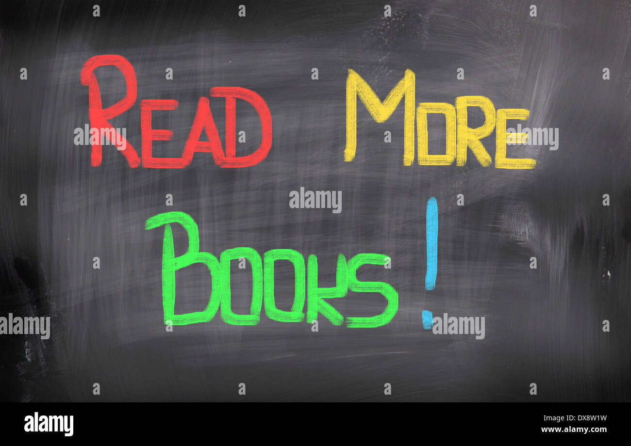 Read More Books Concept Stock Photo - Alamy
