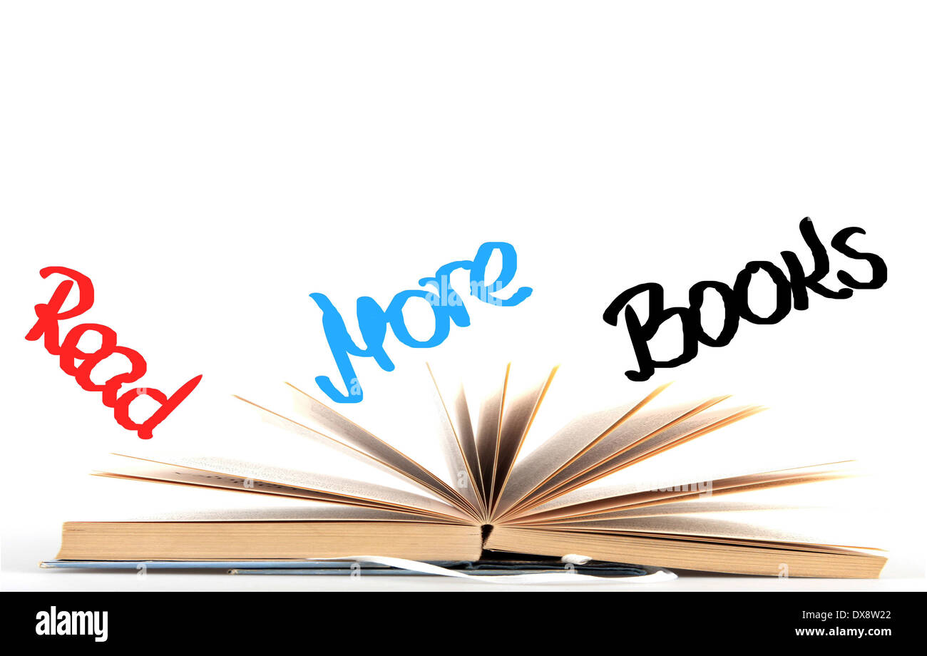 Read More Books Concept Stock Photo - Alamy