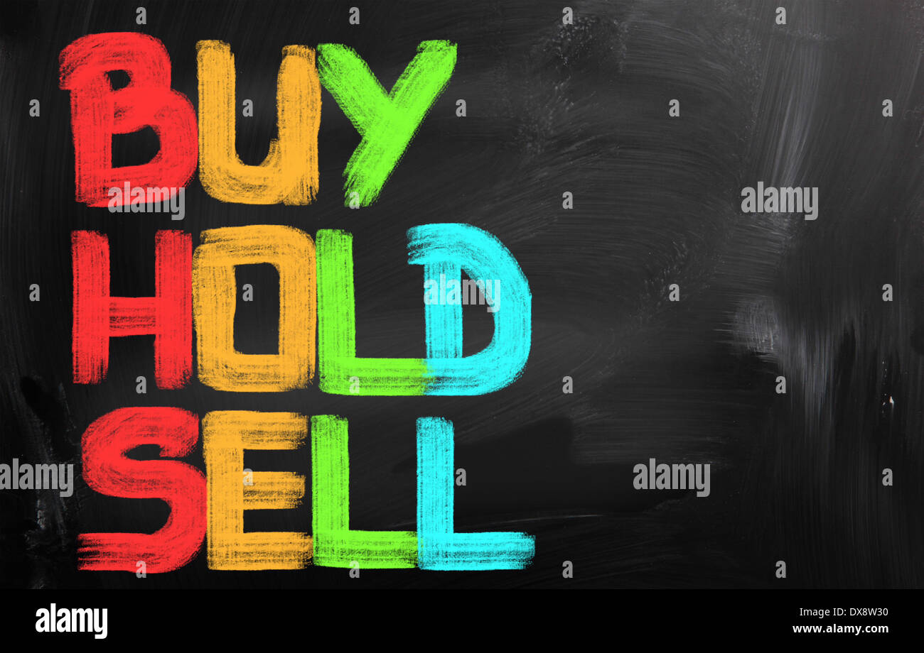 Buy Hold Sell Concept Stock Photo - Alamy