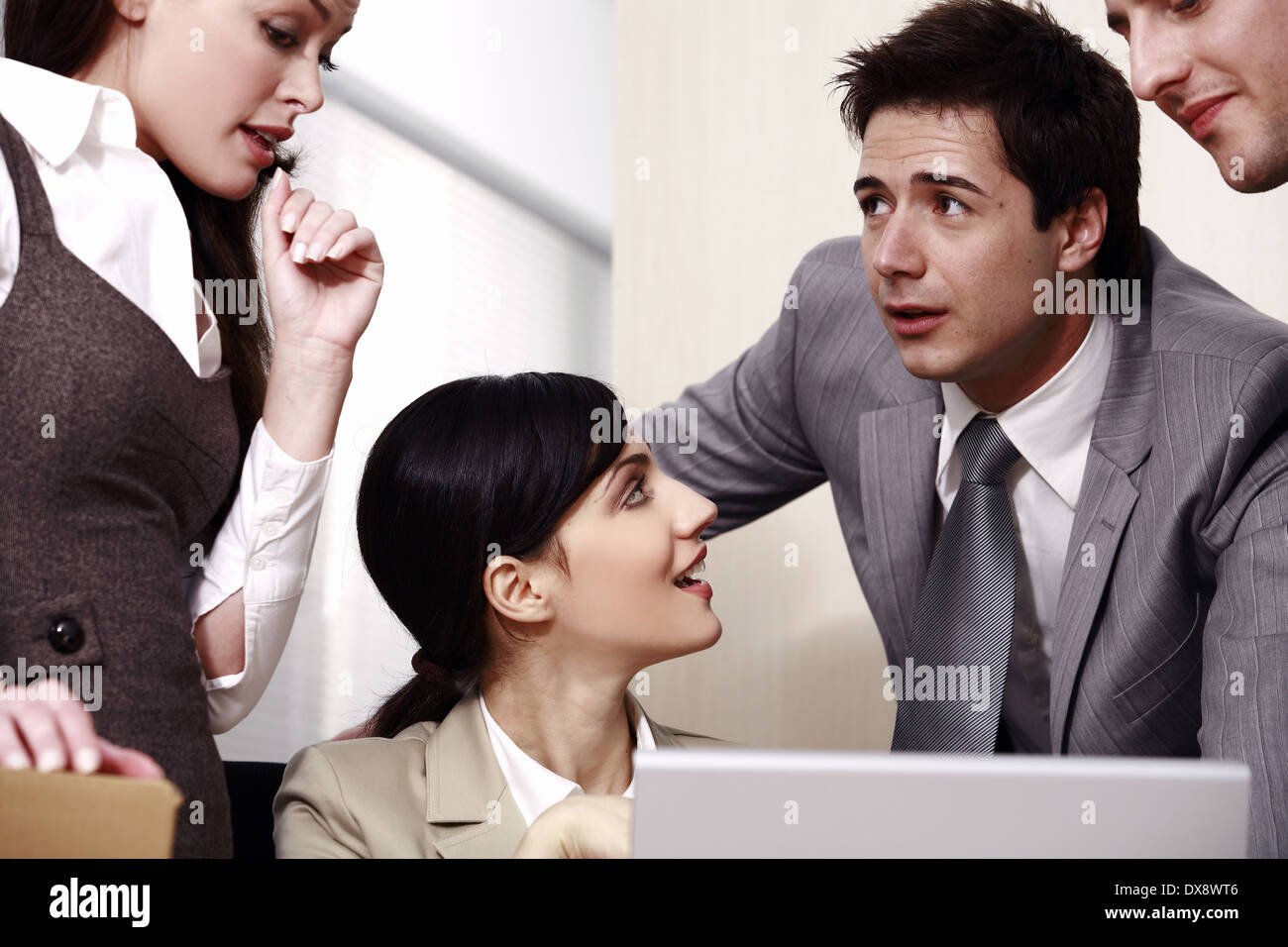 Small group of people arguing hi-res stock photography and images - Alamy