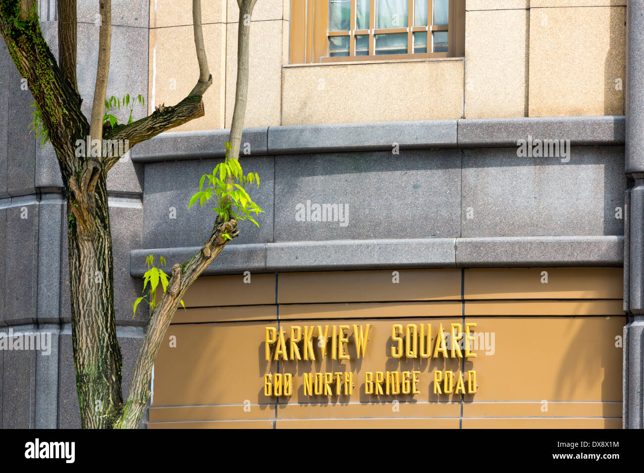 Parkview Square building on North Bridge Road in Singapore Stock Photo ...
