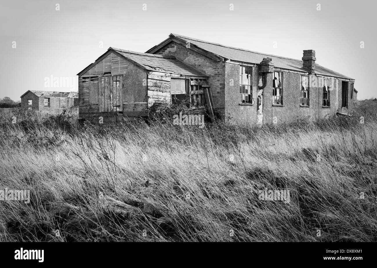 derelict building at Stow Maries aerodrome Stock Photo - Alamy