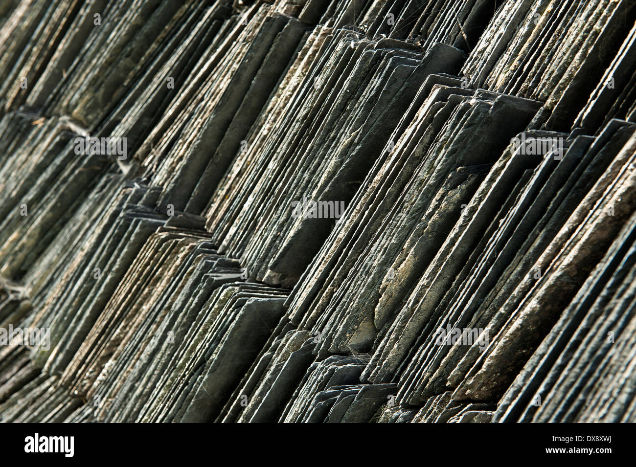 stacked roof slates Stock Photo - Alamy