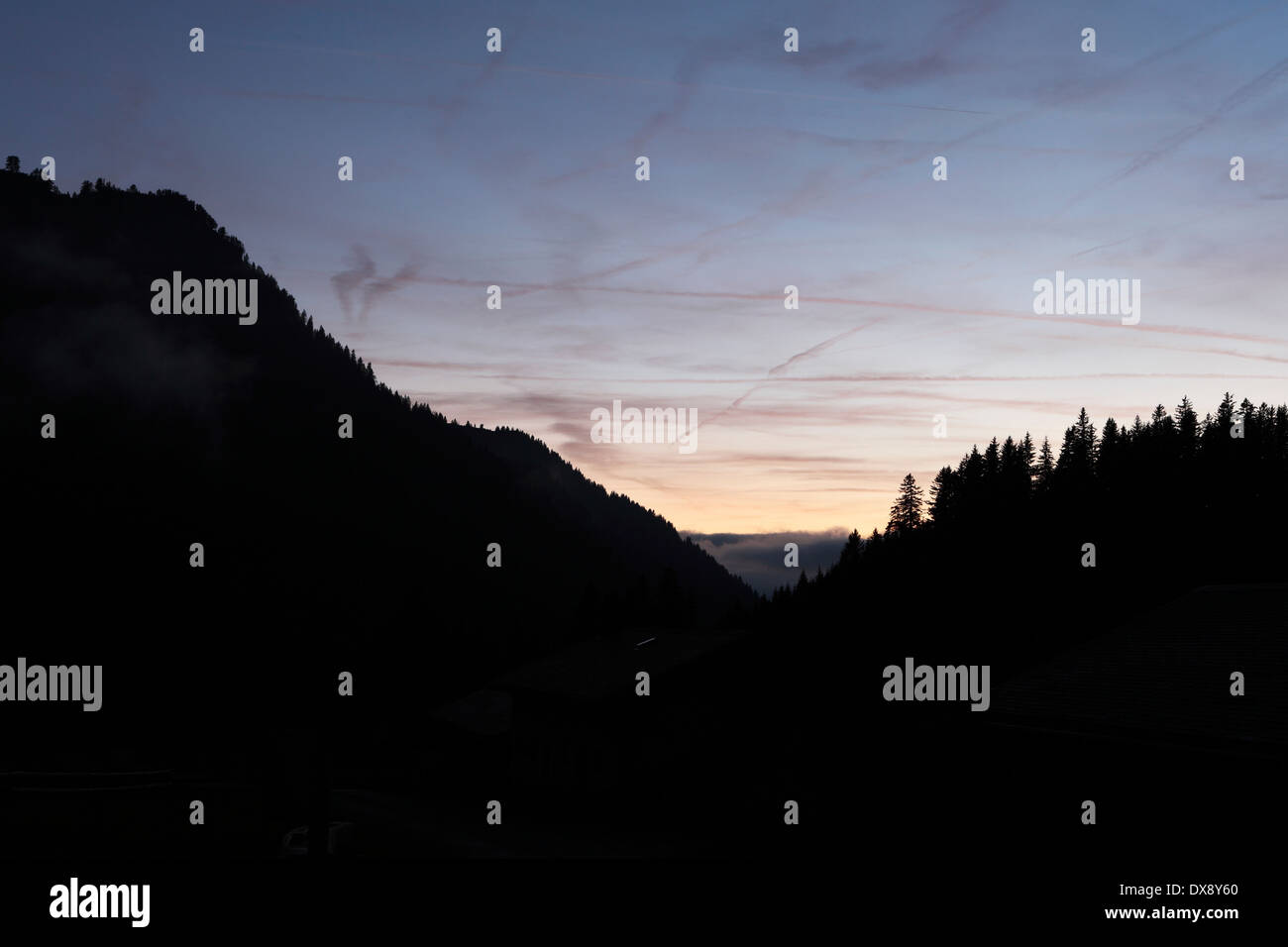 Mountains in villars hi-res stock photography and images - Alamy