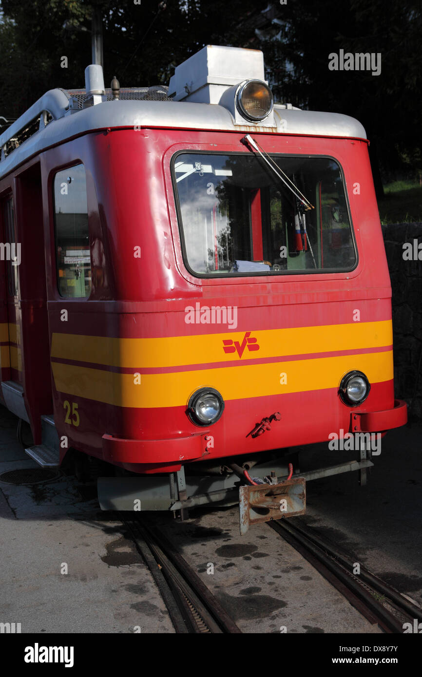 Swiss mountain railway hi-res stock photography and images - Alamy