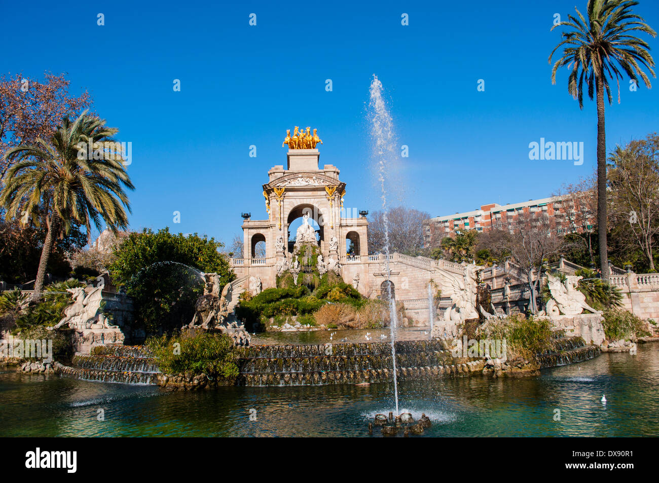 Cascada waterfall cascade parc de hi-res stock photography and images ...