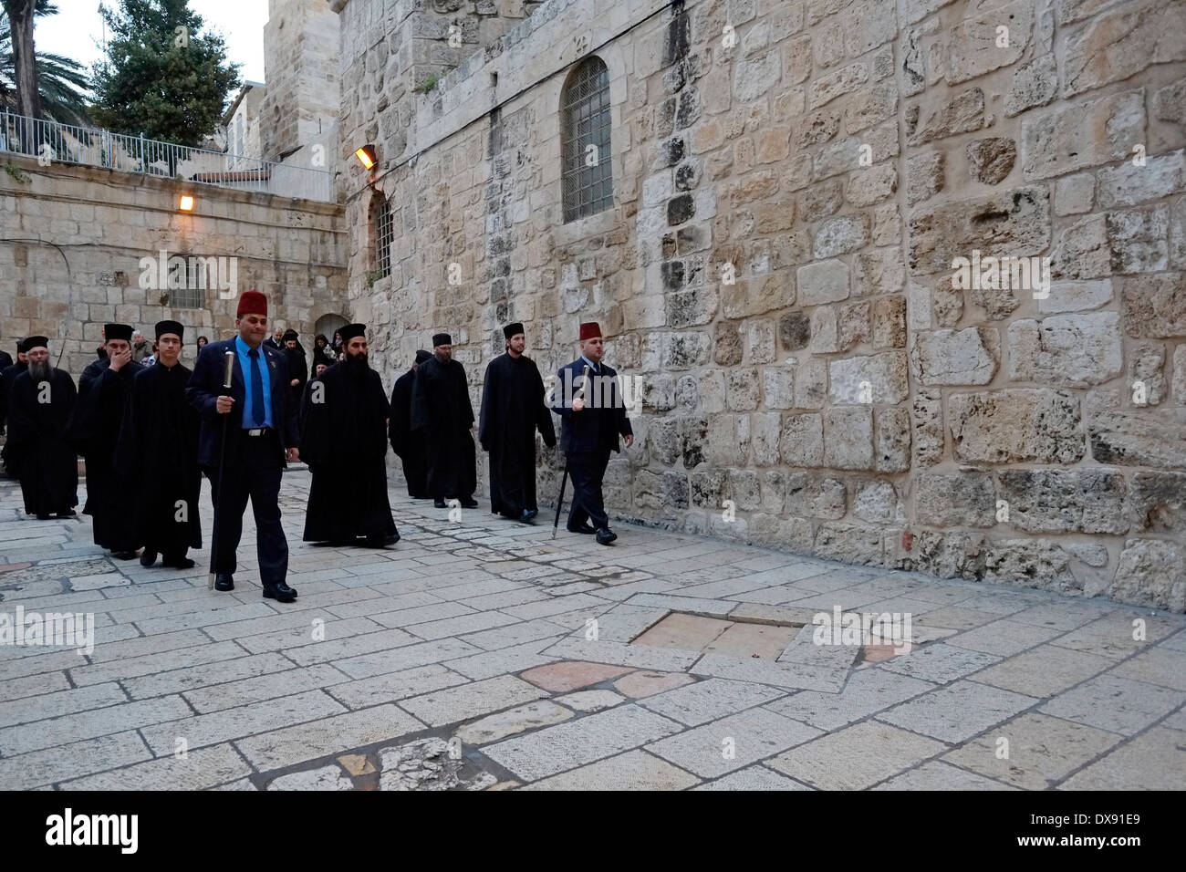 Muslim consular guards, also known as “Kawas” wearing red tarboosh hats ...