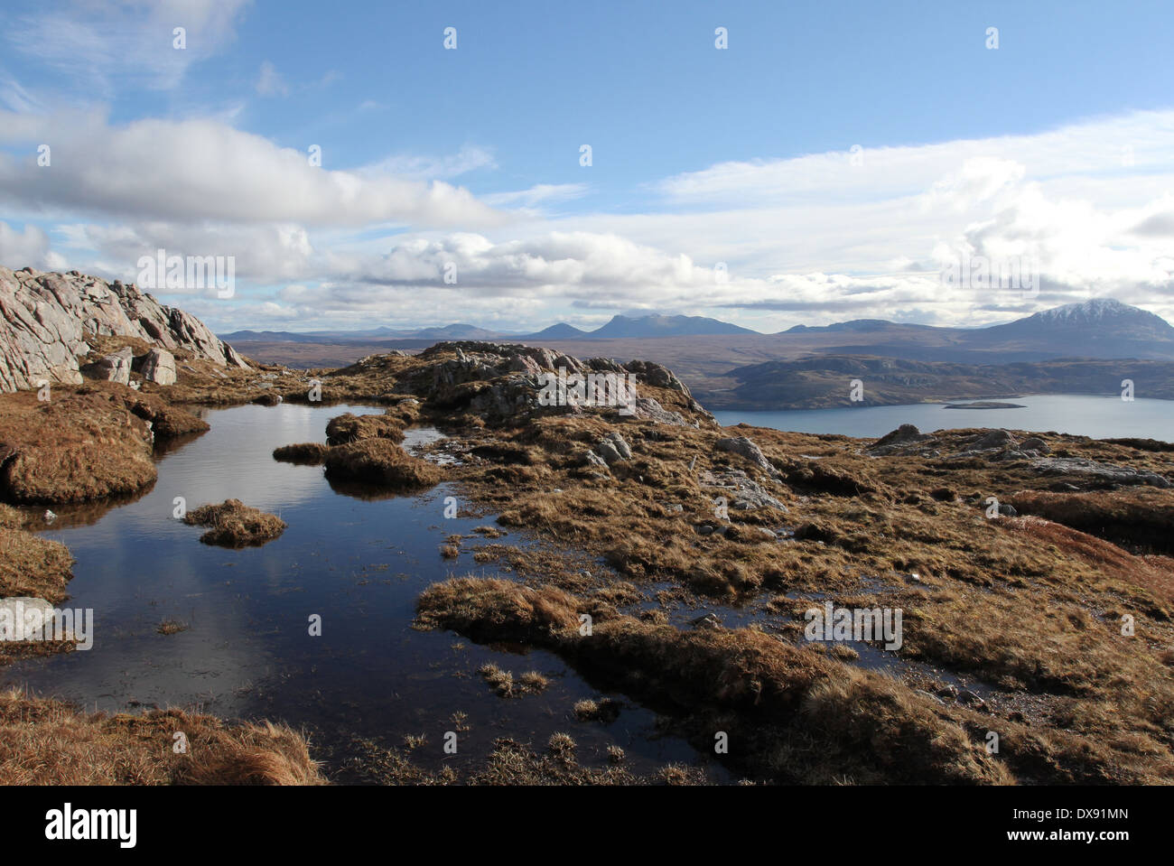Ben loyal loch eriboll viewed hi-res stock photography and images - Alamy