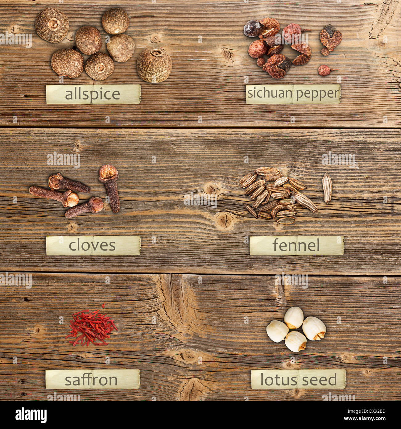 Different spices spices on hi-res stock photography and images - Alamy