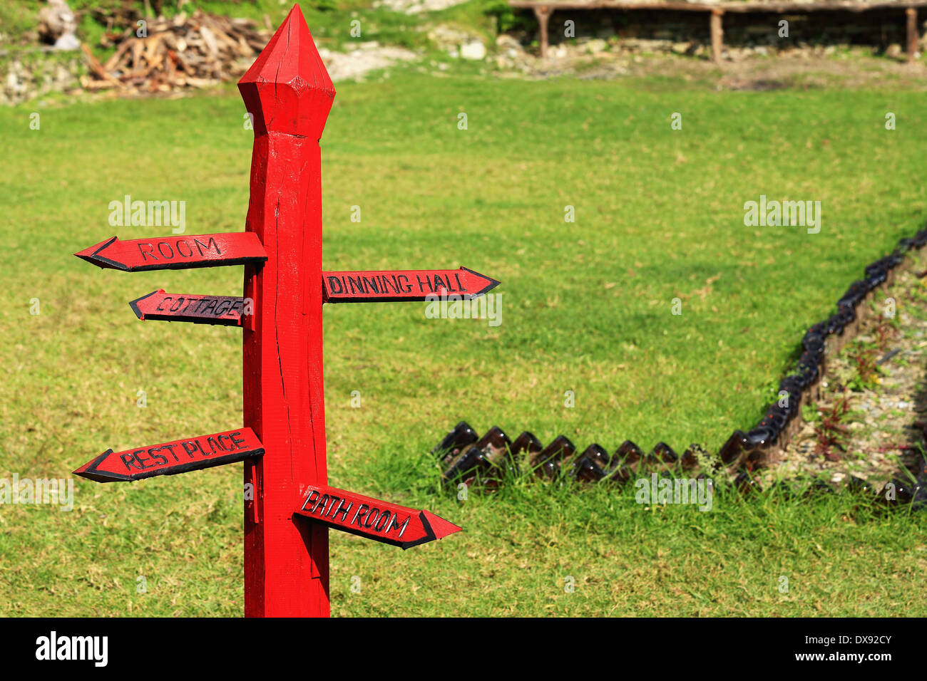Marked pathway hi-res stock photography and images - Alamy