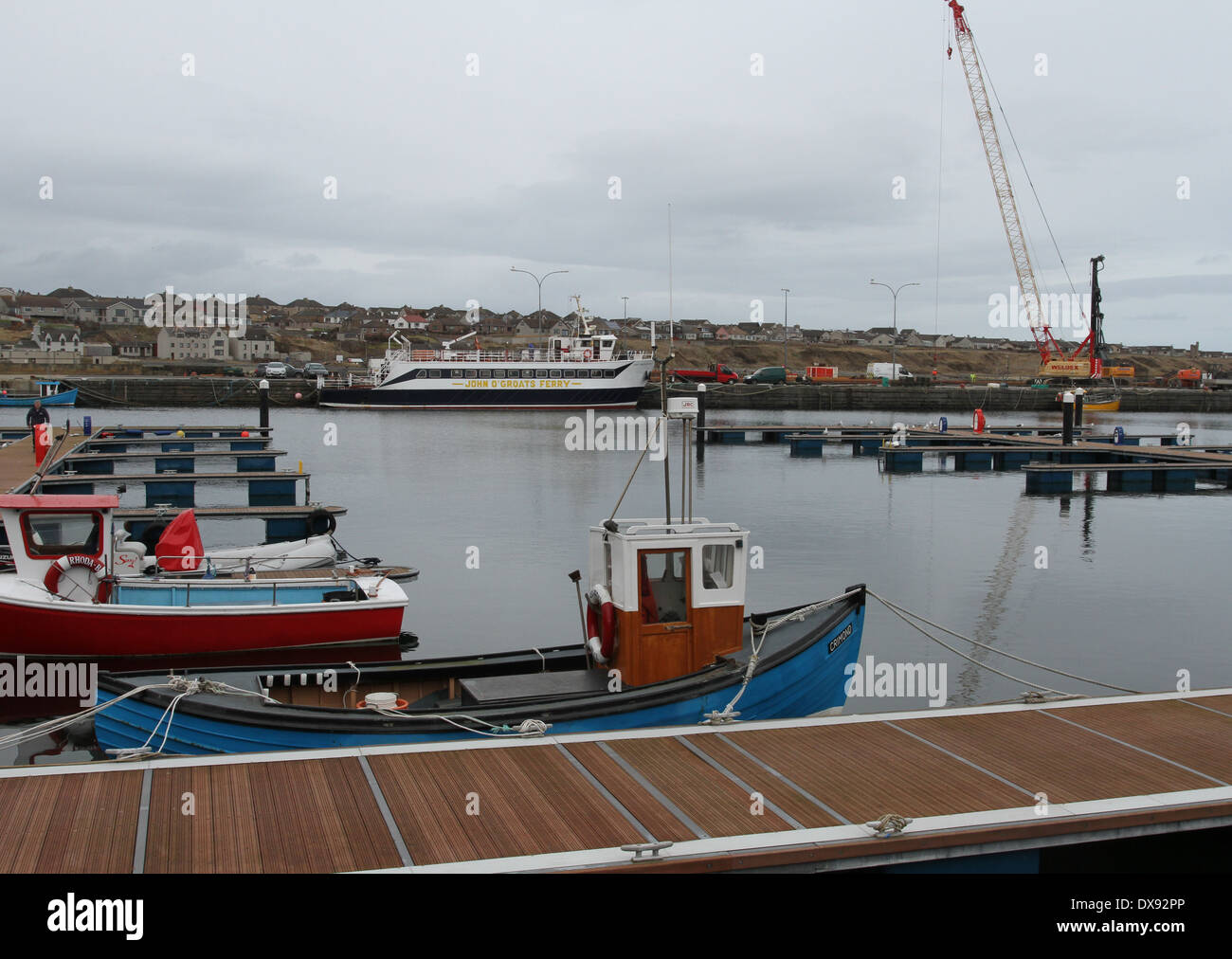 MV Pentland Venture the John O'Groats ferry in Wick harbour Scotland ...