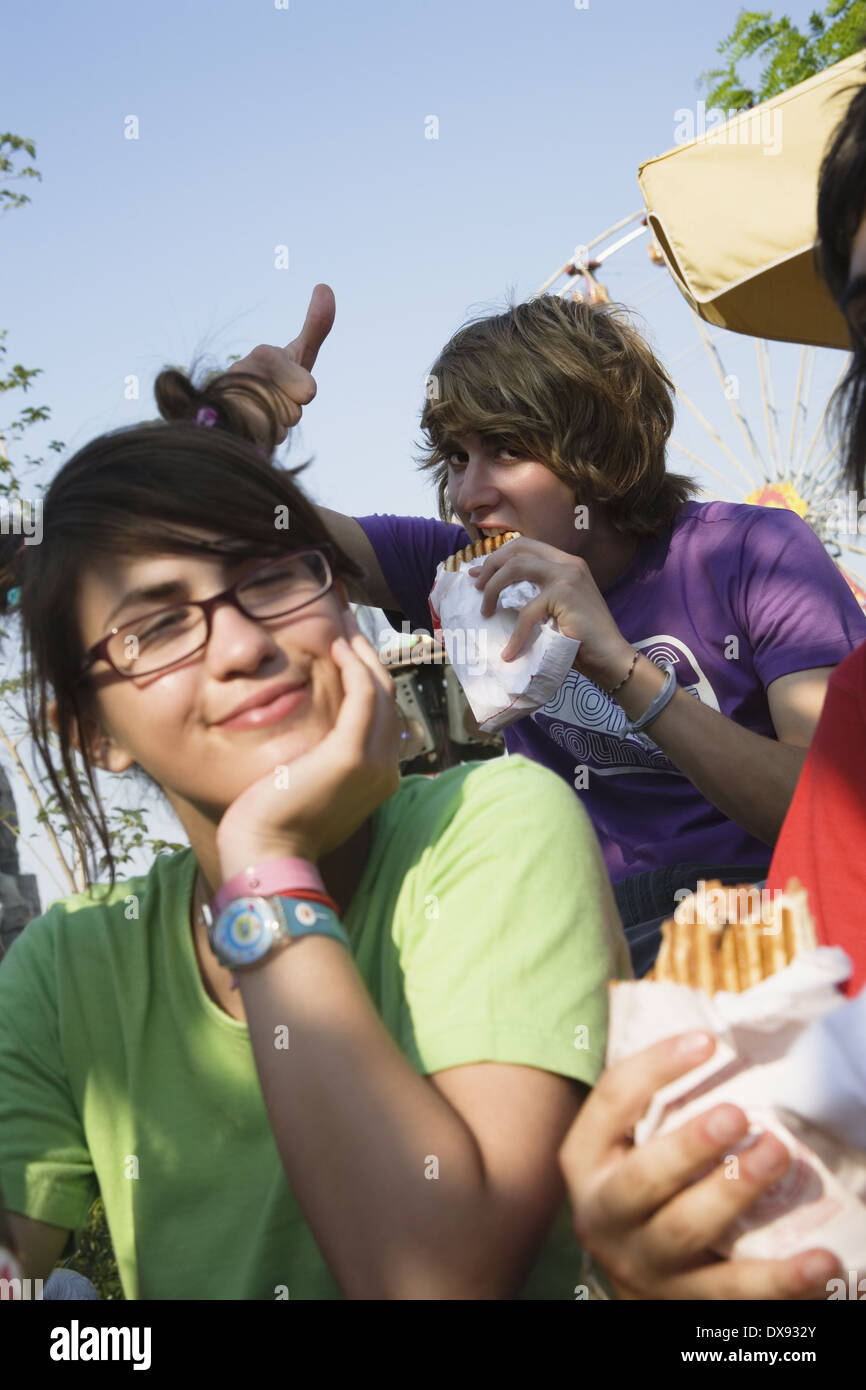 Man eating out of woman body hi-res stock photography and images - Alamy