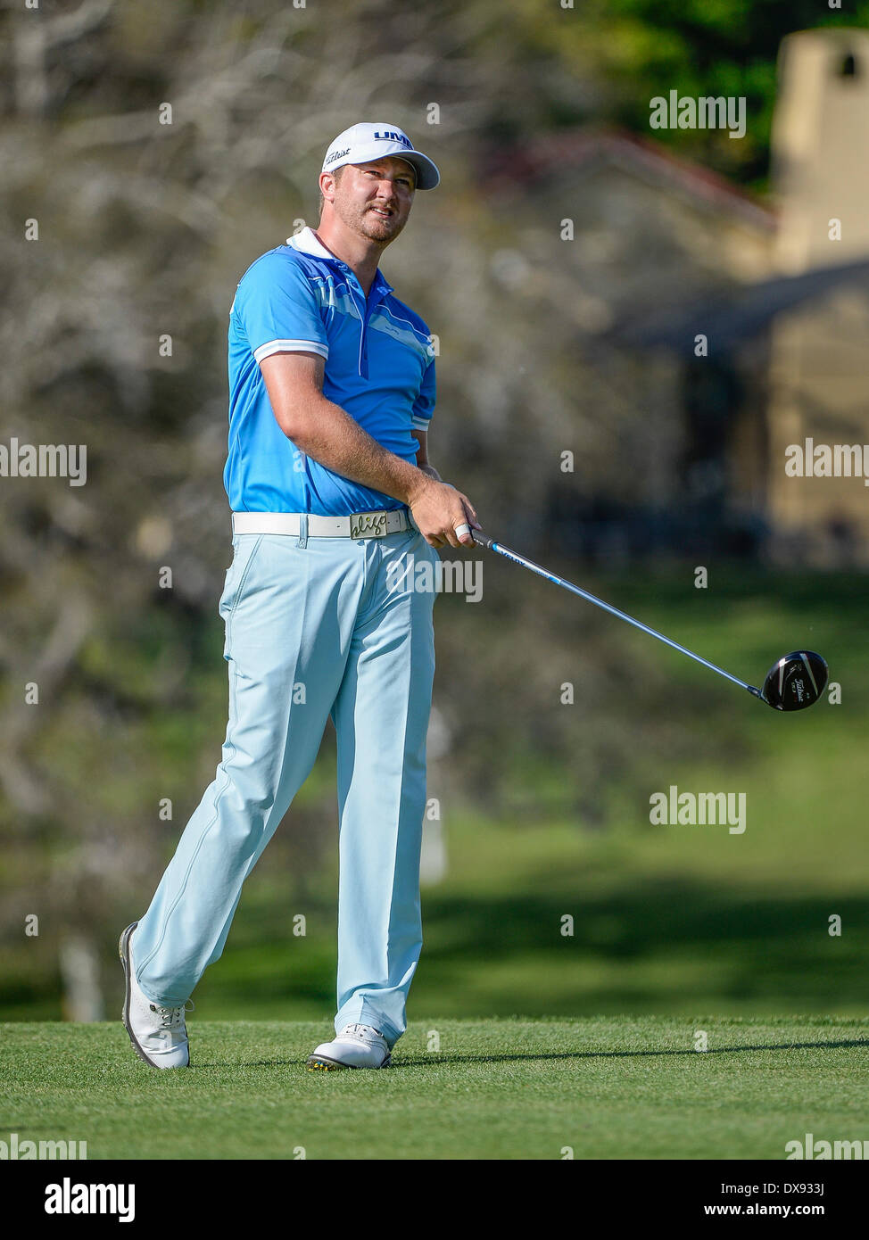 Orlando, Florida, USA . 20th Mar, 2014. Brice Garnett on #16 tee during ...