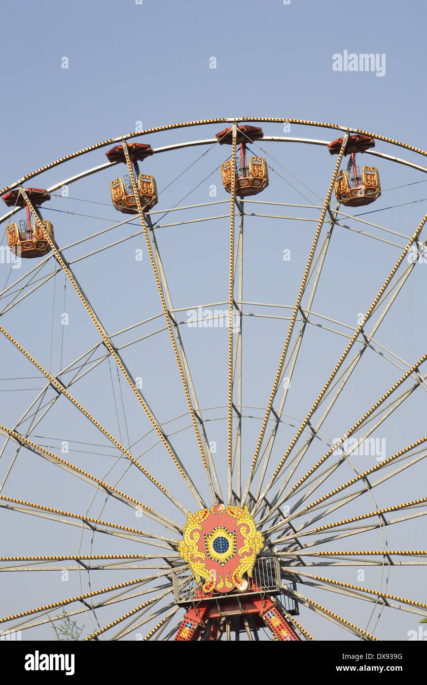 Amusement park ride, closeup Stock Photo - Alamy