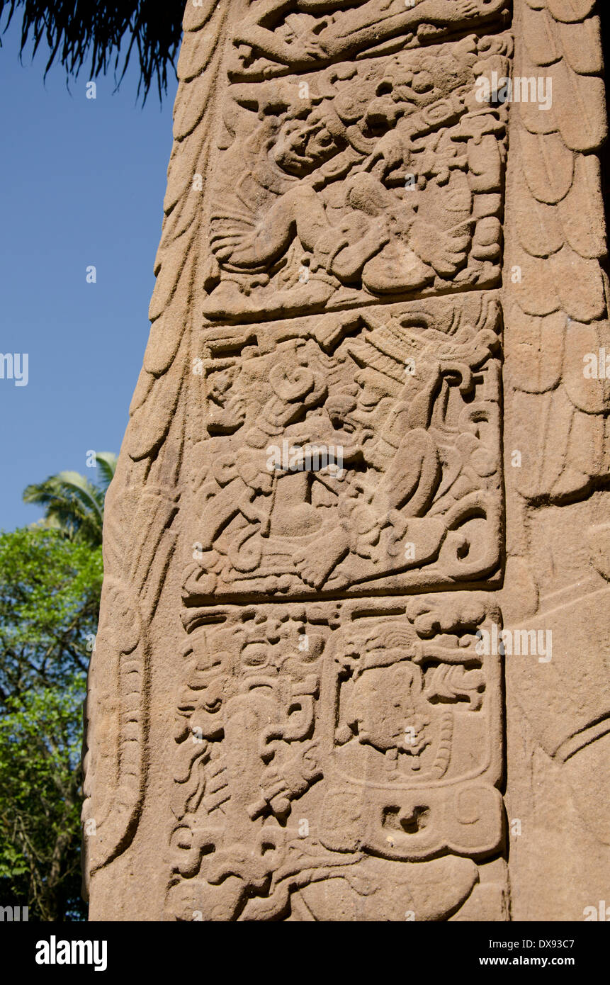Mayan stelae hi-res stock photography and images - Alamy