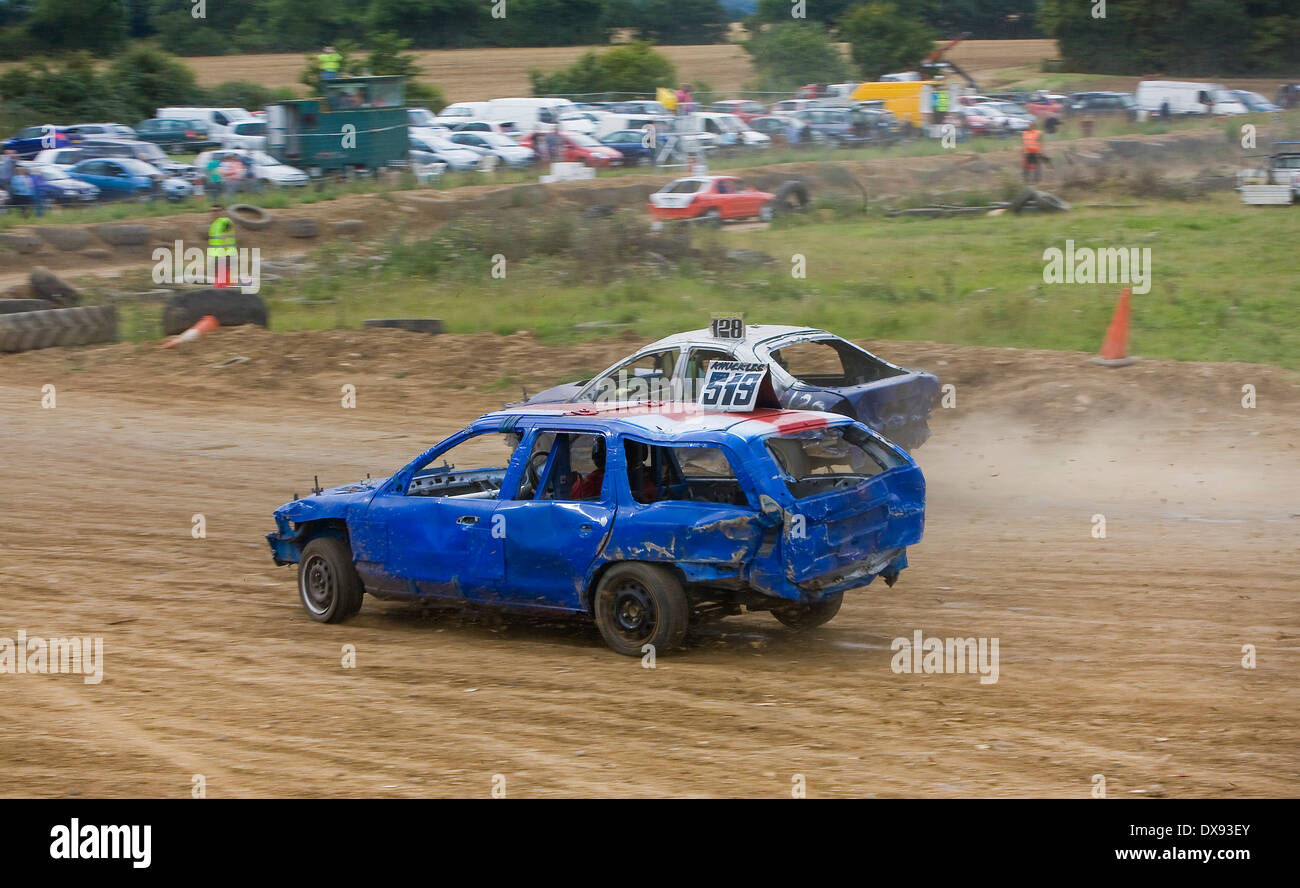 Stansted Raceway Banger Racing Stock Photo - Alamy