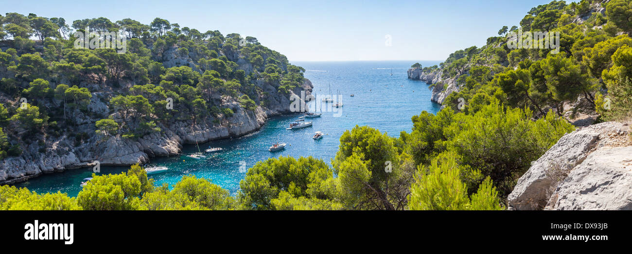 Calanques of Port Pin in Cassis in France Stock Photo - Alamy