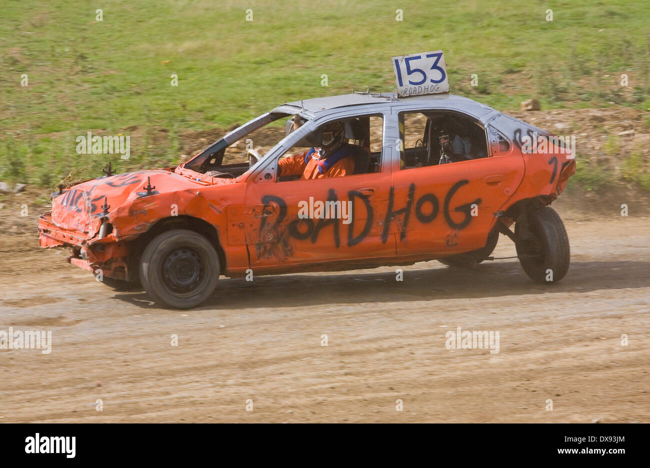 Stansted Raceway Banger Racing Stock Photo - Alamy