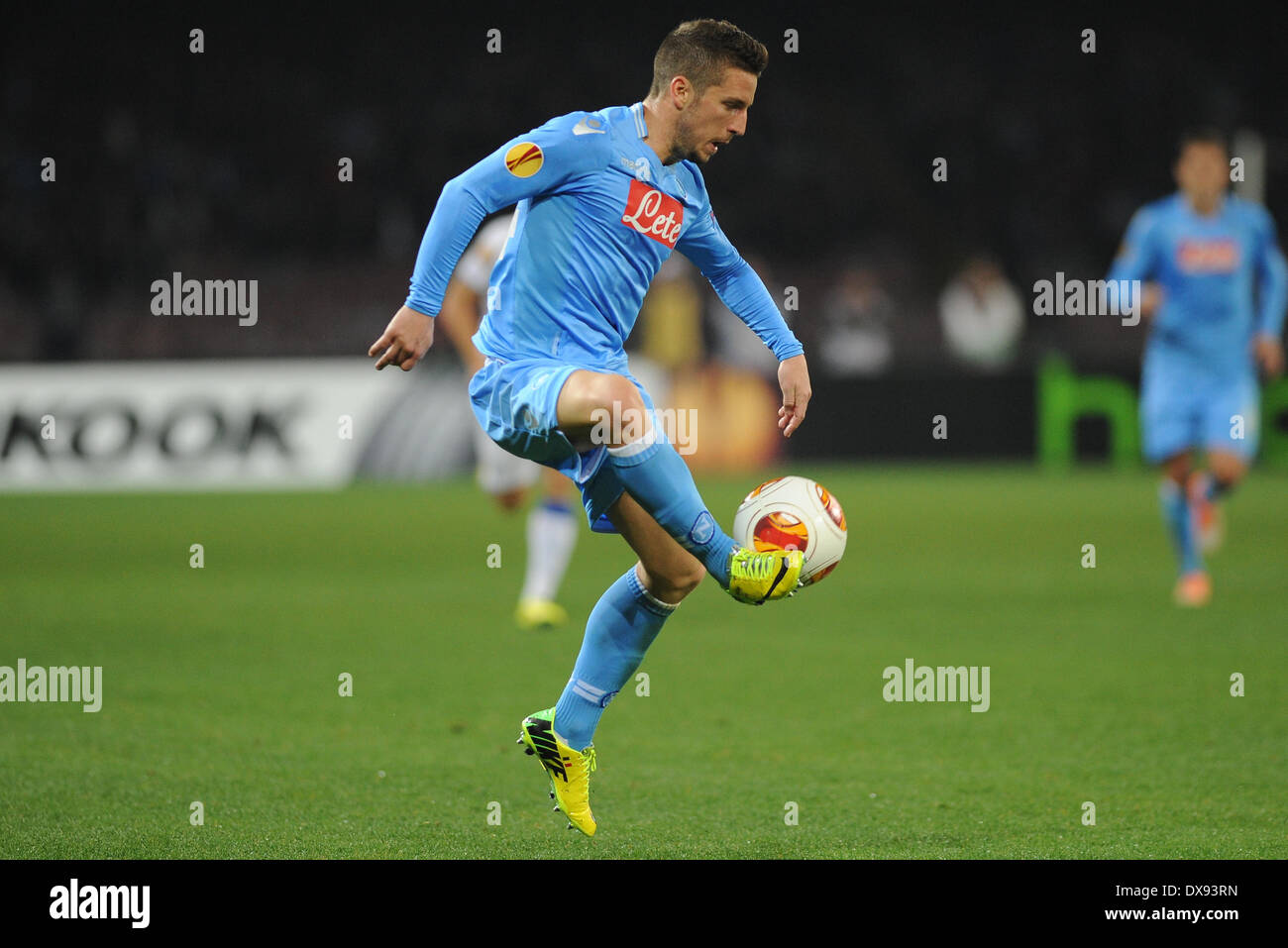 Naples, Italy. 20th Mar, 2014. Dries Mertens during the UEFA Europa ...