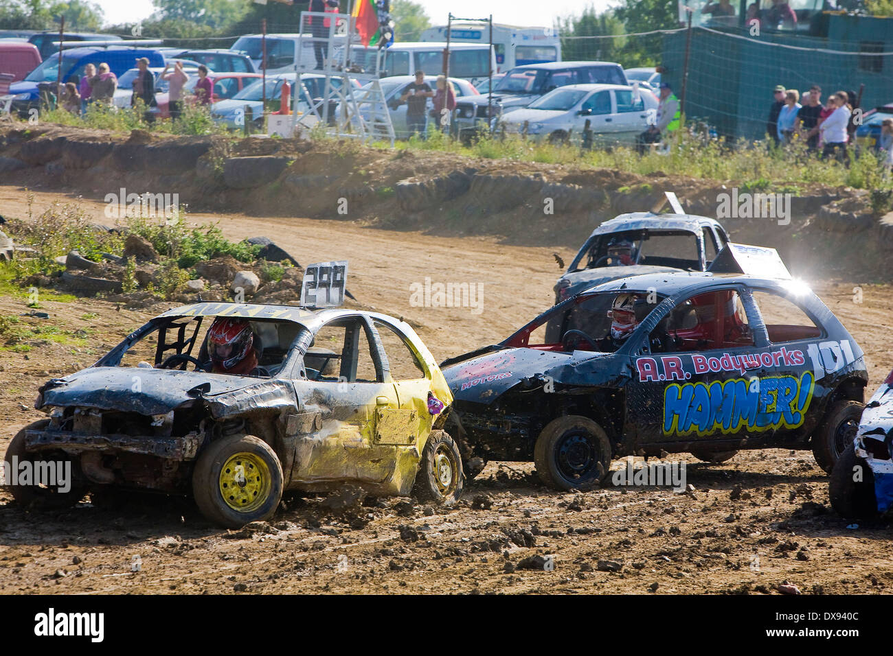 Stansted Raceway Banger Racing High Resolution Stock Photography and ...